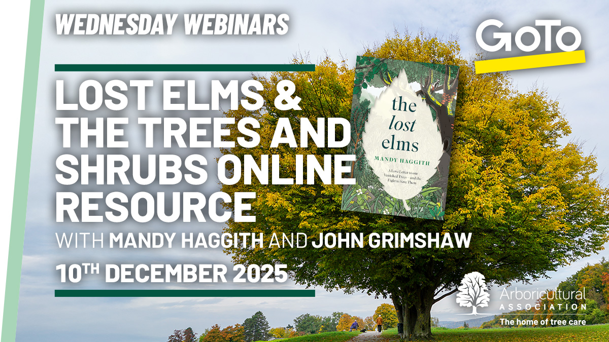 Arboricultural Association - Lost Elms & The Trees and Shrubs Online ...