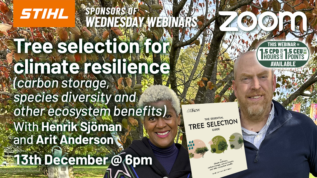 Arboricultural Association - Tree Selection for climate resilience